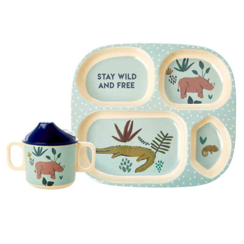 RICE DK - Borraccia - Jungle print - Spazio Abitabile